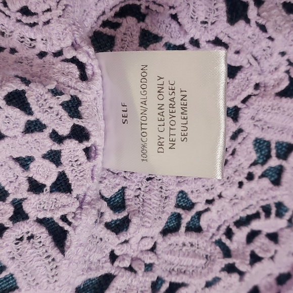 ADORA | Tops | Lacy Boho Lavender Shrug Vest | Poshmark